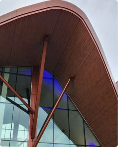 AL13 Plank System: Extruded Wood Look Aluminum cladding