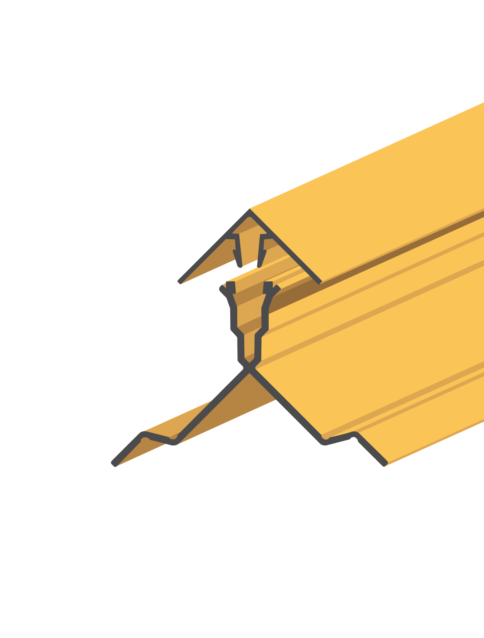 AL13 Plank System: Extruded Wood Look Aluminum cladding