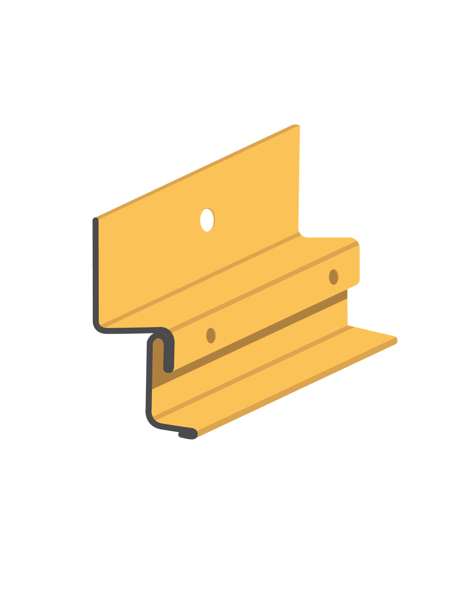 AL13 Plank System: Extruded Wood Look Aluminum cladding