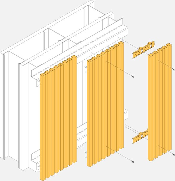 AL13's Innovative Cladding Systems: Batten System - AL13®
